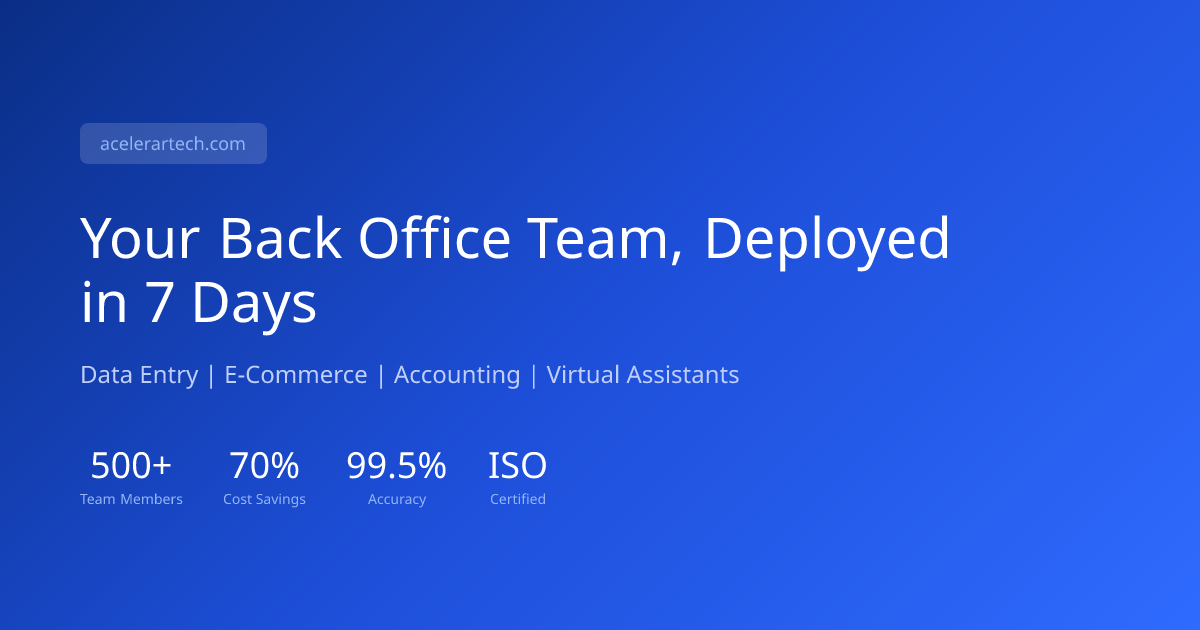 Back Office: Definition & Meaning | Acelerar Glossary | Acelerar ...